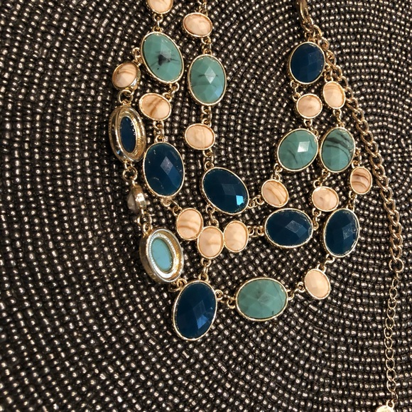 Jewelry | Multi Colored Stone Necklace | Poshmark